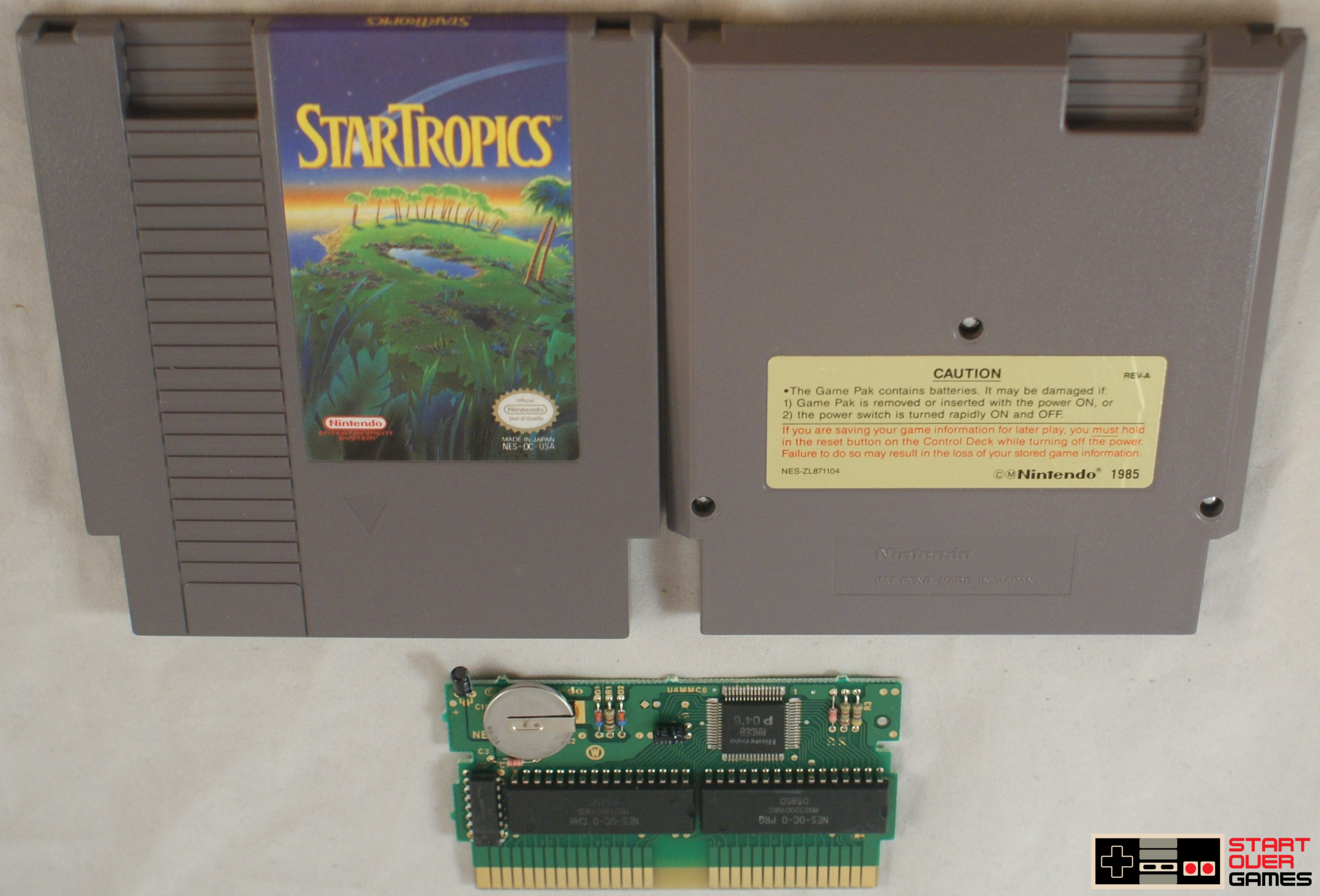 Dedicated to Retro Video Gaming - Start Over Games